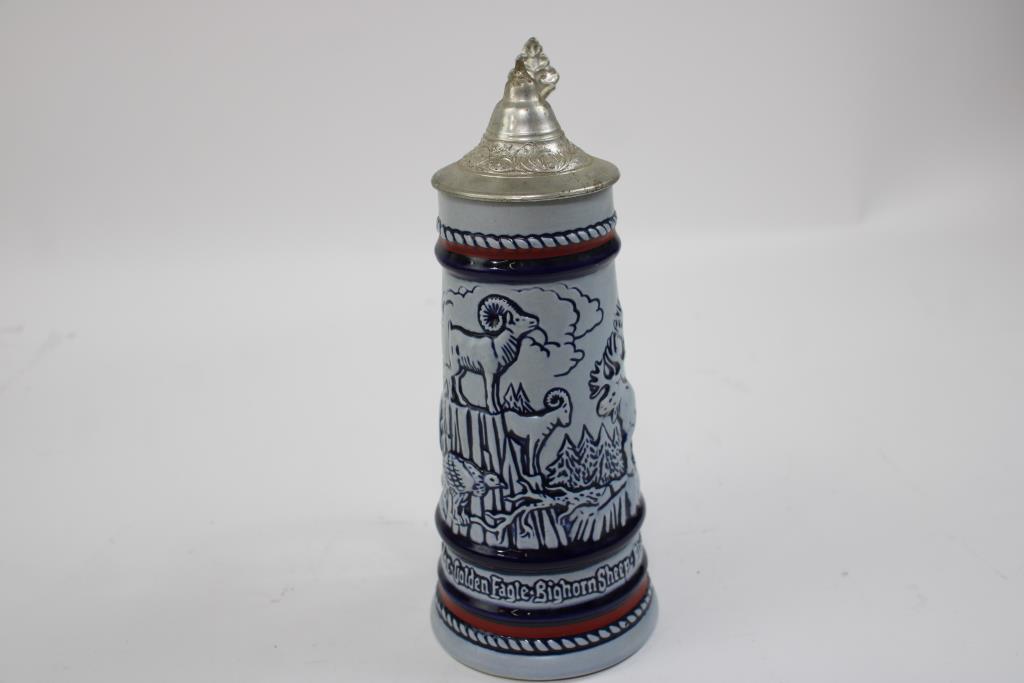Vintage Avon Ceramic Beer Steins W Animals Made In Brazil | Property Room