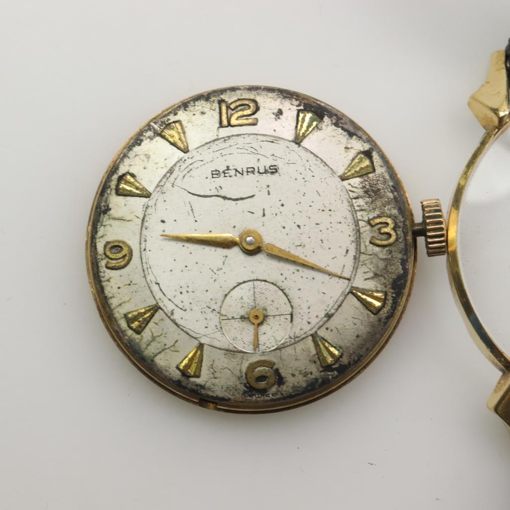 Vintage Benrus 14kt Gold Watch | Property Room