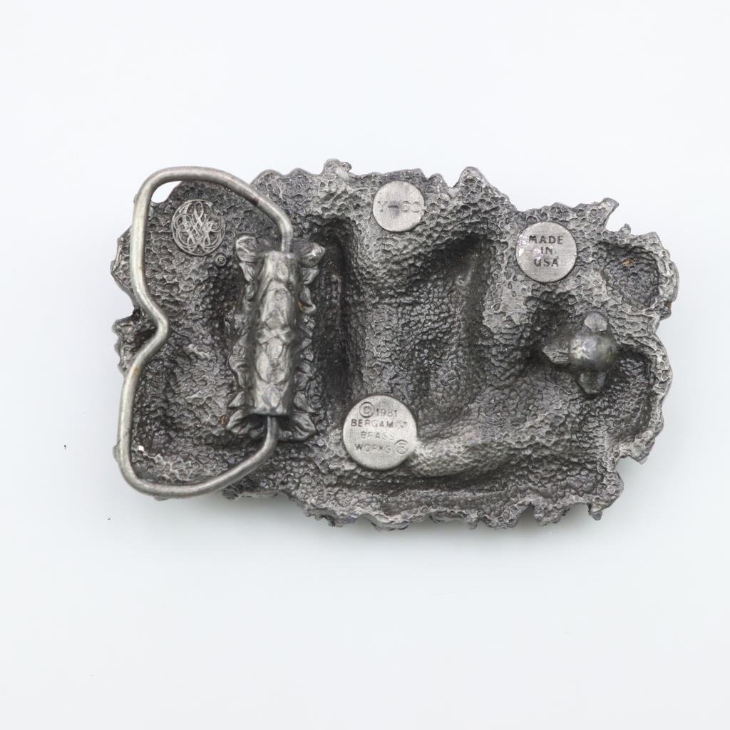 Vintage Bergamot Brass Works Belt Buckle | Property Room