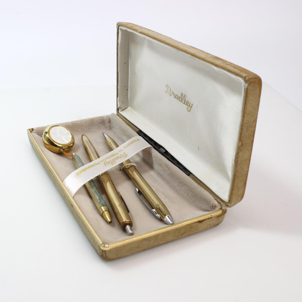 Vintage Bradley Pen And Pencil Set Of 3 | Property Room