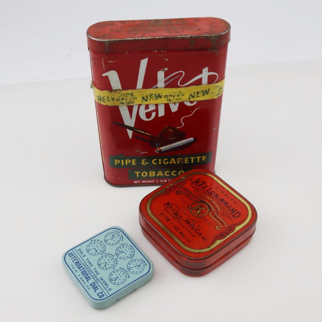Vintage Collectible Tins, 3 Pieces | Property Room