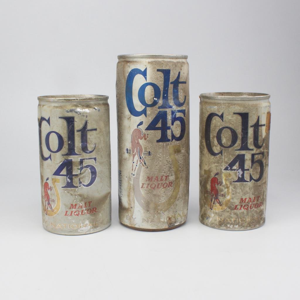 Vintage Colt 45 Cans Filled With Coins | Property Room
