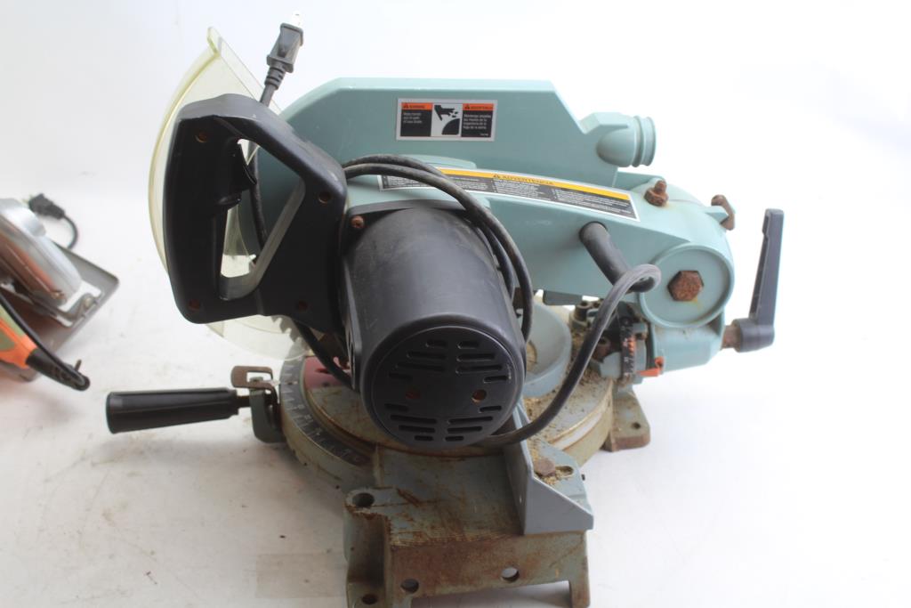 Vintage Delta Miter Saw and Chicago Saw, 2 Pieces | Property Room