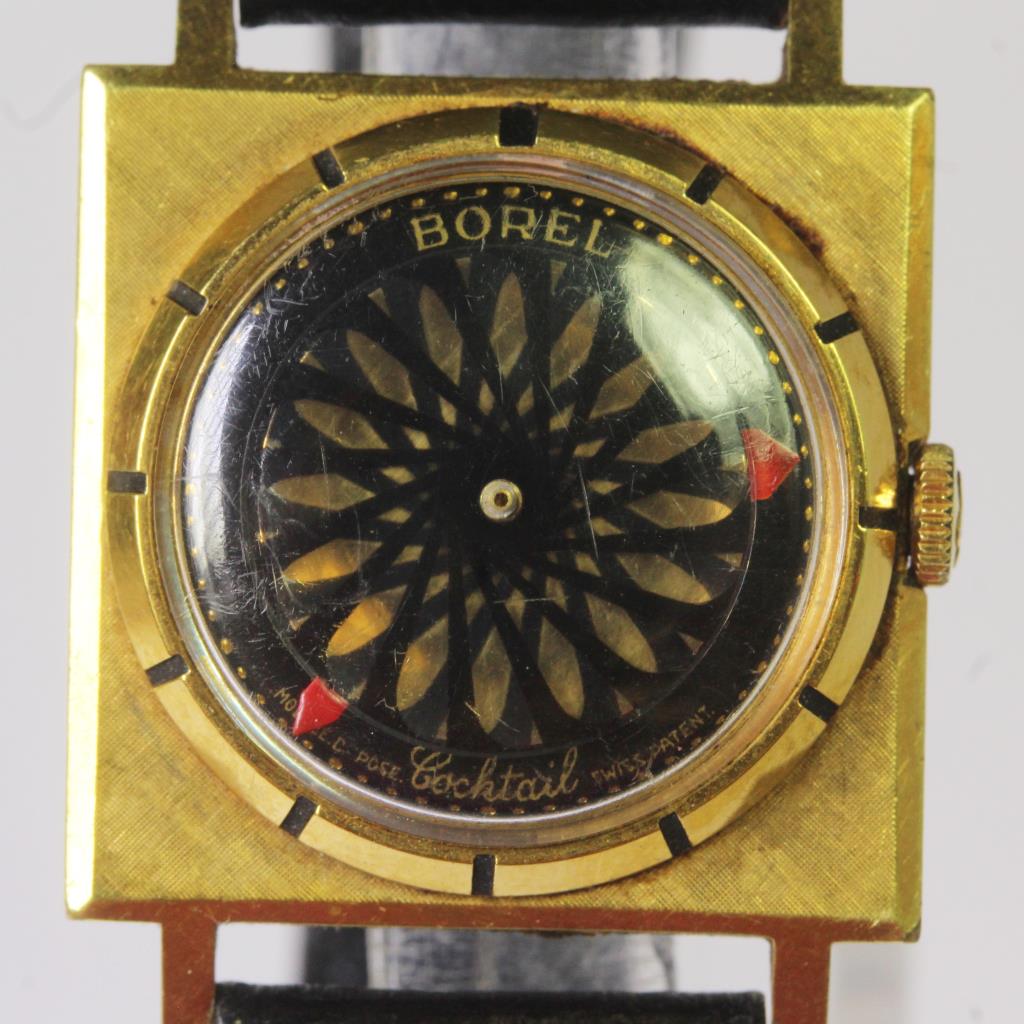 Vintage Ernest Borel Cocktail Kaleidoscope Gold Plated Watch | Property ...