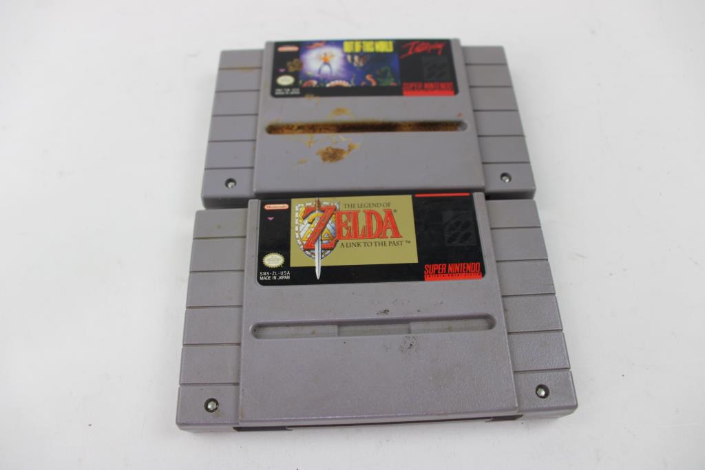 Vintage Game Boy And Super Nintendo Video Game Lot - 19 Pieces ...