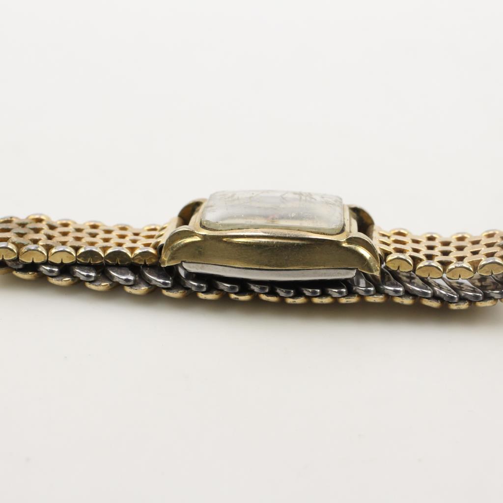 Vintage Hallmark 10kt GP Mechanical Tank Style Watch | Property Room