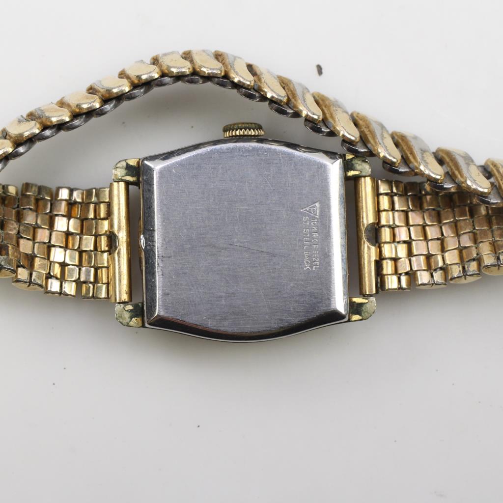 Vintage Hallmark 10kt GP Mechanical Tank Style Watch | Property Room