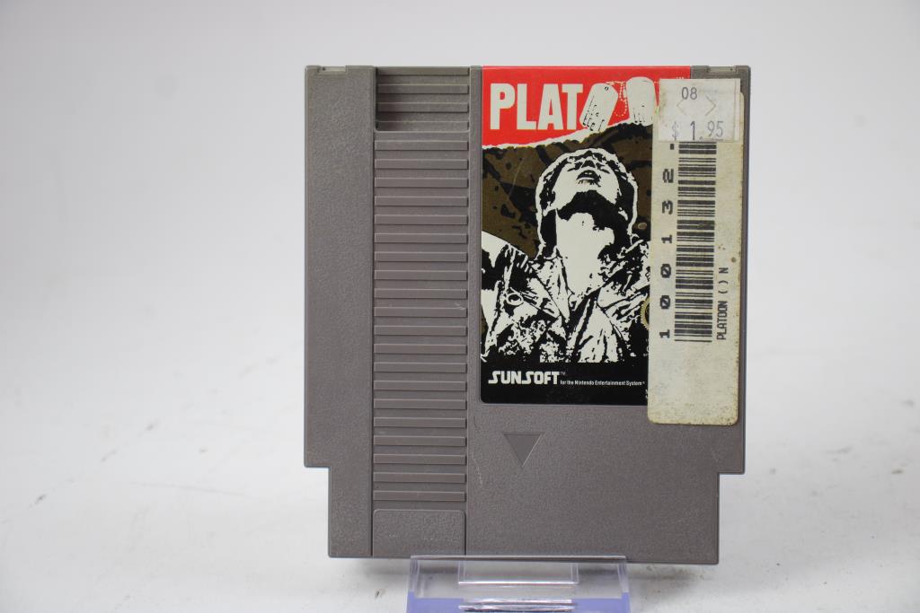 Vintage Nintendo Video Game - Platoon | Property Room