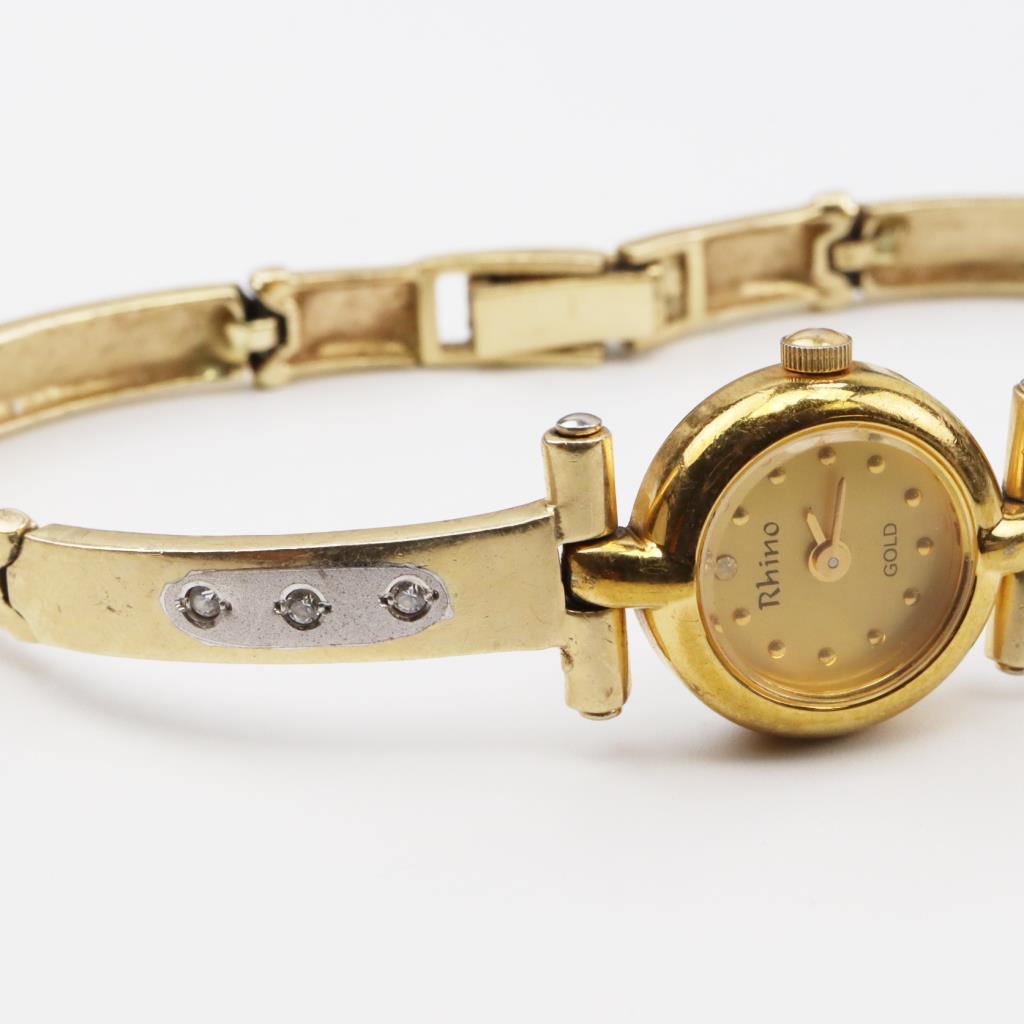 Vintage Rhino 14kt Gold Watch | Property Room