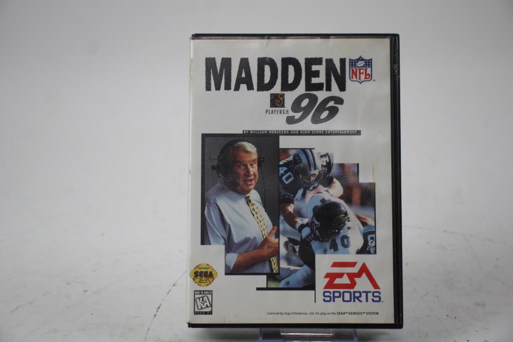 Vintage Sega Genesis Video Game - Madden 96 | Property Room