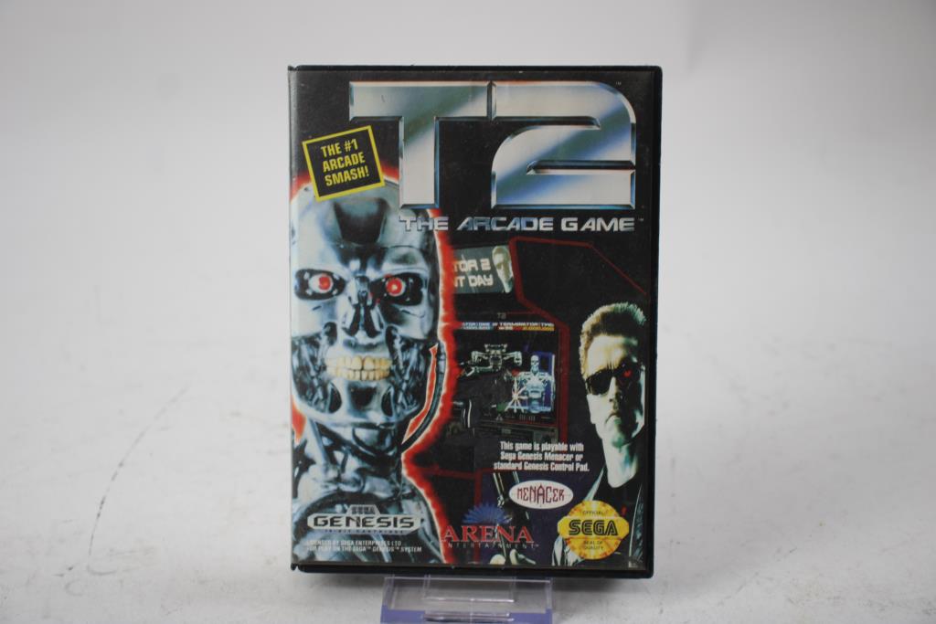 Vintage Sega Genesis Video Game - T2 The Arcade Game | Property Room