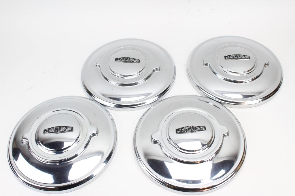 Vintage Style Jaguar Hub Caps, 4 Pieces | Property Room