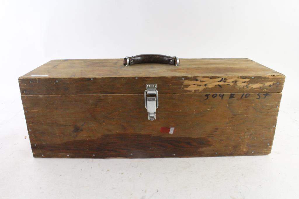 Vintage Wood Block Planes With Custom Case, 7 Pieces | Property Room