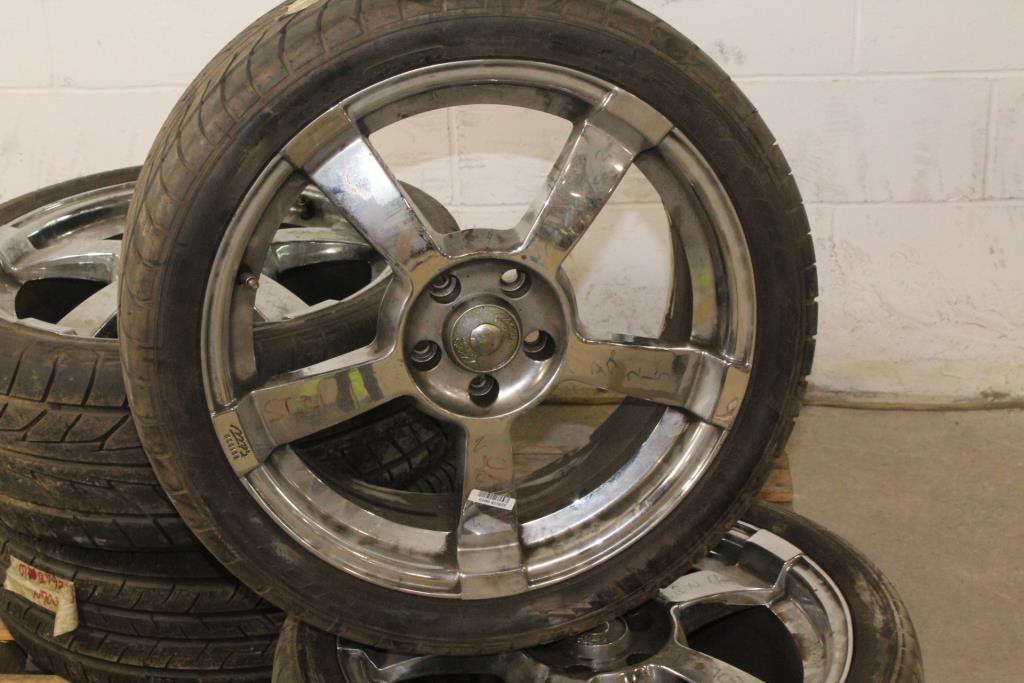 VIsion 18" Rims/wheels, 4 Pieces | Property Room