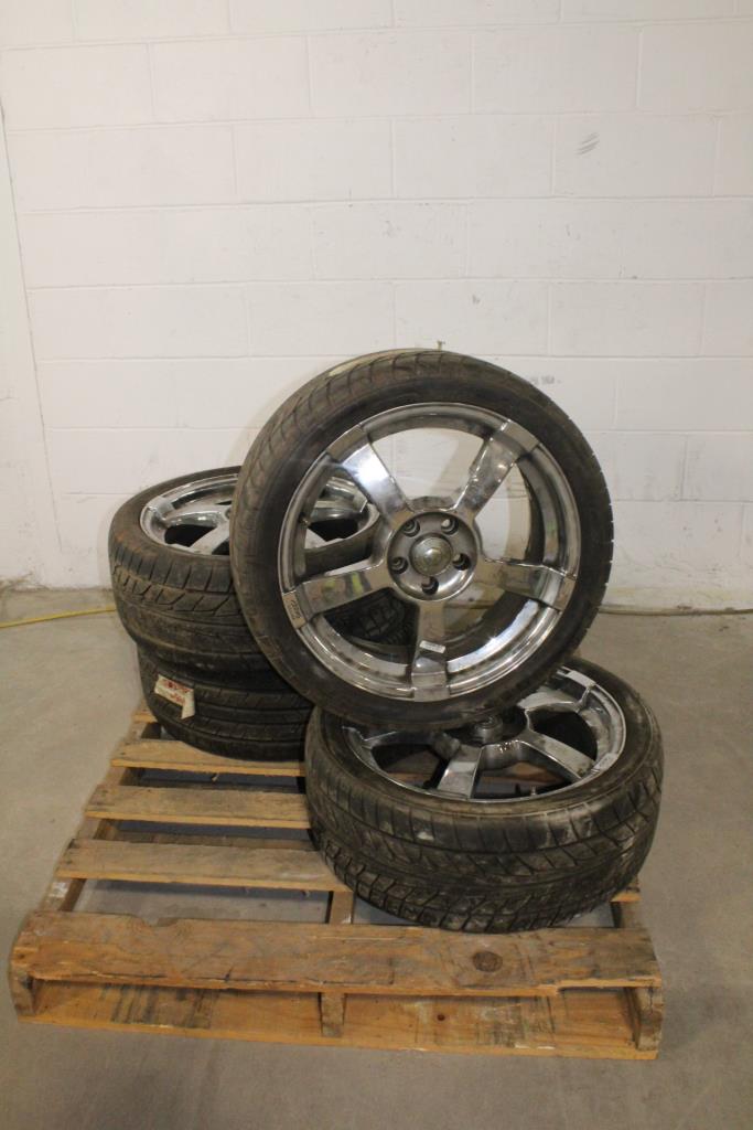 VIsion 18" Rims/wheels, 4 Pieces | Property Room