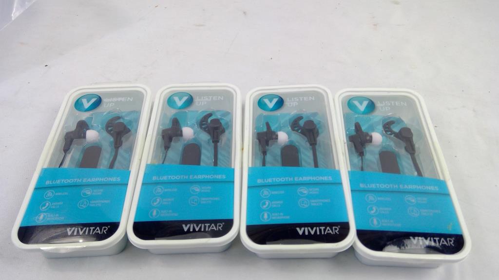 Vivitar Earphones Listen Up, 4 Pieces | Property Room