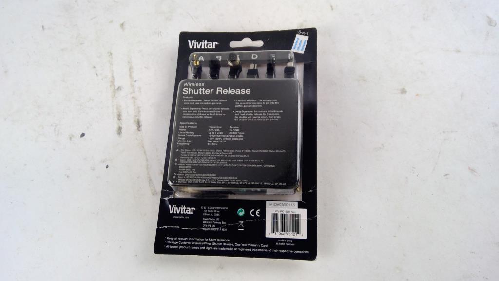 Vivitar Wireless/ Wired Shutter Release | Property Room