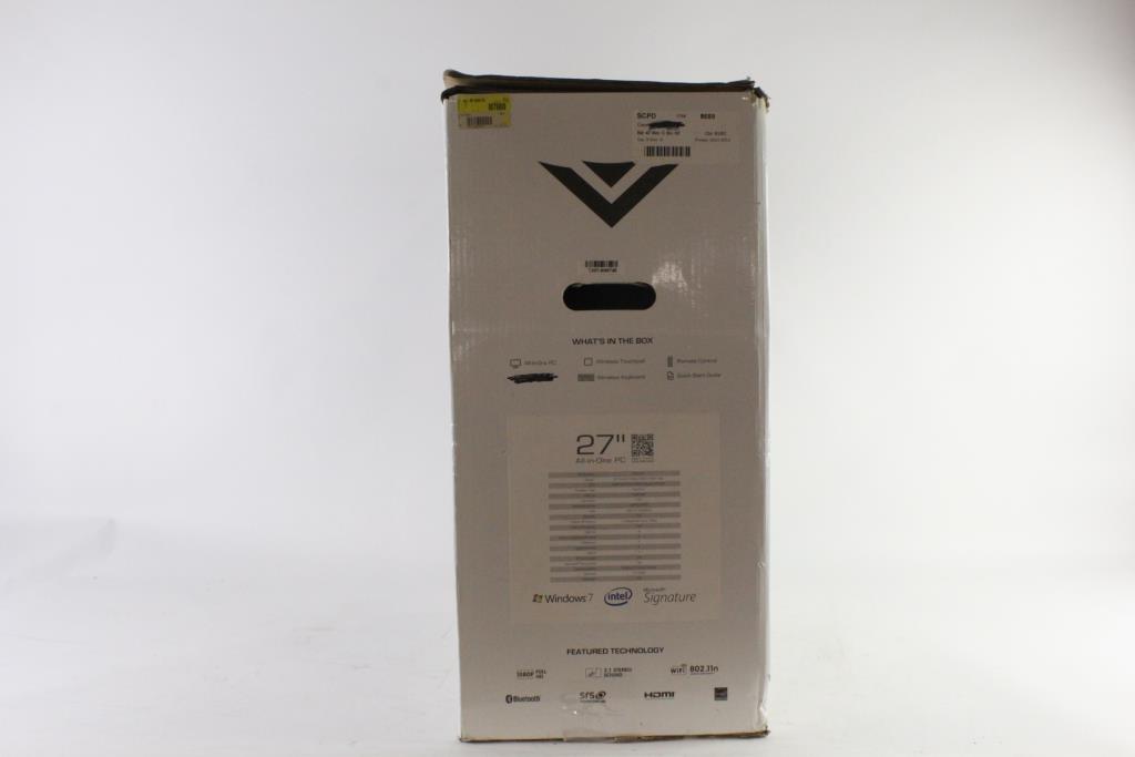 Vizio 27" All-In-One Desktop Computer, New In Open Box | Property Room