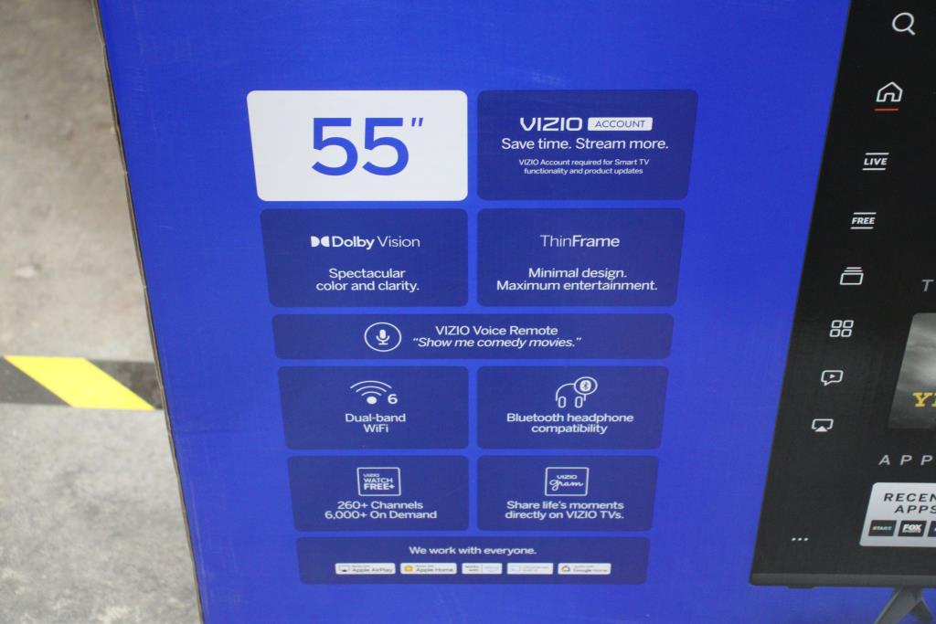 Vizio 4K 55" Smart TV | Property Room