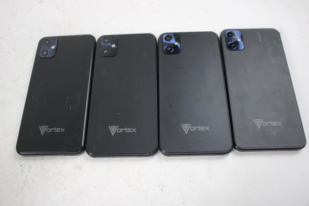 Vortex Cell Phone Lot, 4 Pieces, Sold For Parts | Property Room