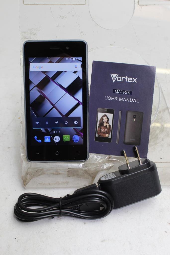 Vortex Matrix Android Phone, 8GB, Unknown Carrier | Property Room