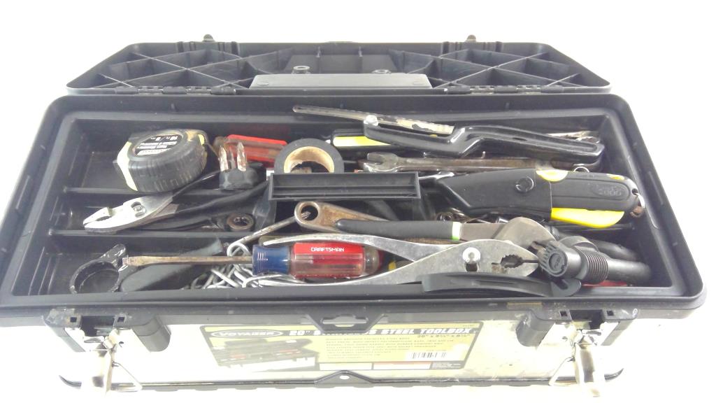 Voyager Toolbox With Tools, 15+ Pieces | Property Room