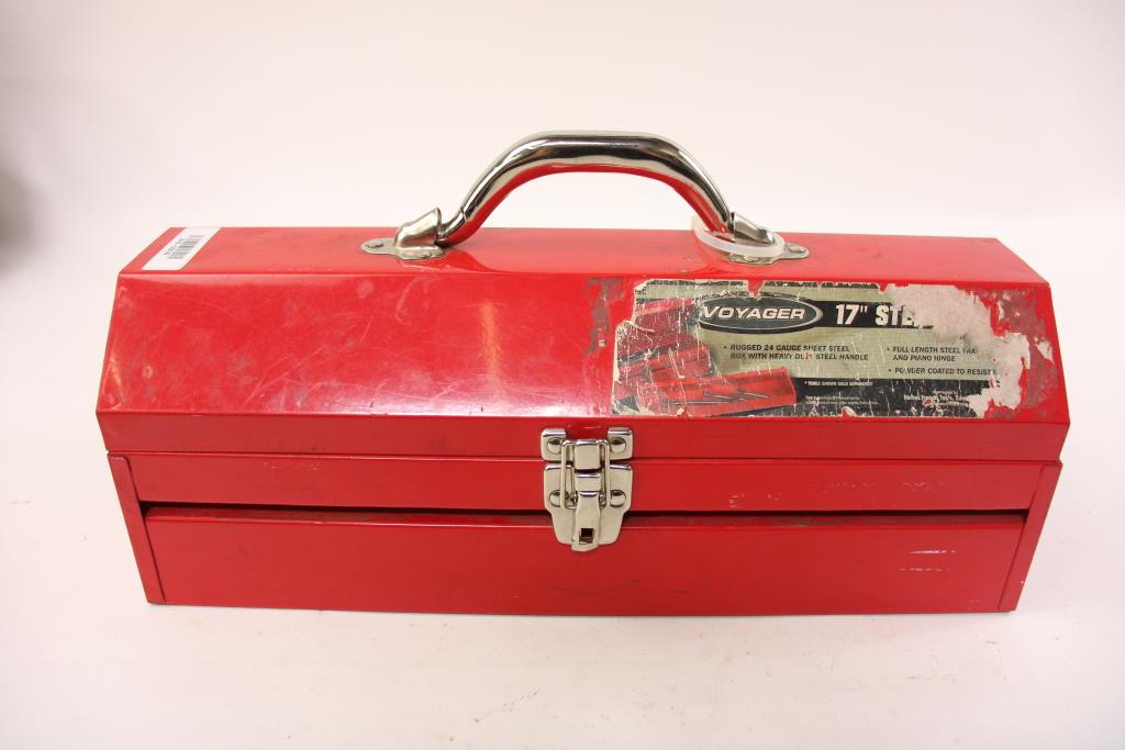 Voyager Toolbox With Wrenches And More, 3+ Pieces | Property Room