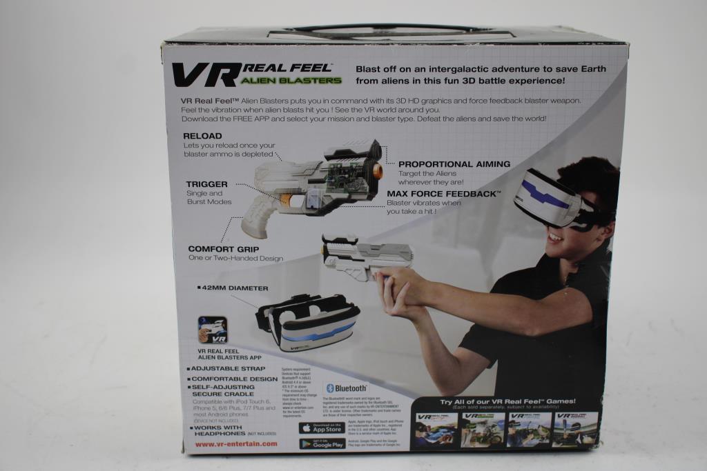 VR Real Feel Alien Blasters Game | Property Room