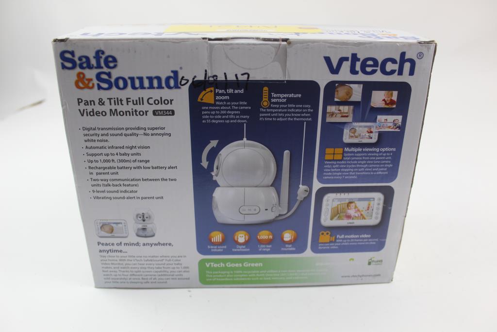 Vtech Safe & Sound Pan & Tilt Video Monitor | Property Room
