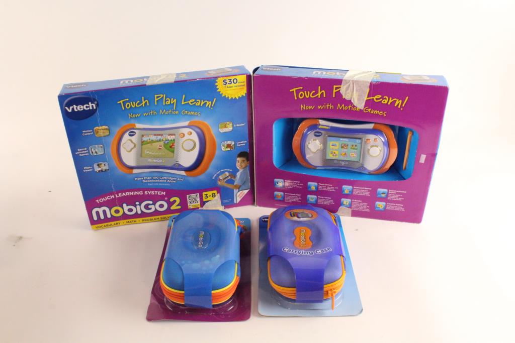 Vtech Touch Leanrning Systems And Carrying Cases, 4 Pieces | Property Room