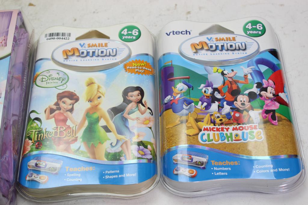 VTech VSmile Game Cartridges And Disney Window Panels, 3 Pieces ...