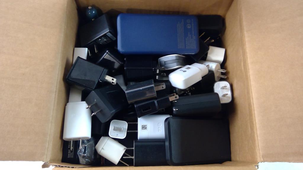 Wall Adapters, Portable Batteries & More, 10+ Pieces | Property Room