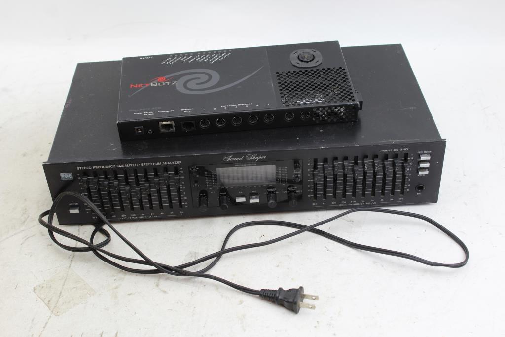 WallBotz 400 Monitoring Device, Sound Shaper Stereo Equalizer: 2 Items ...