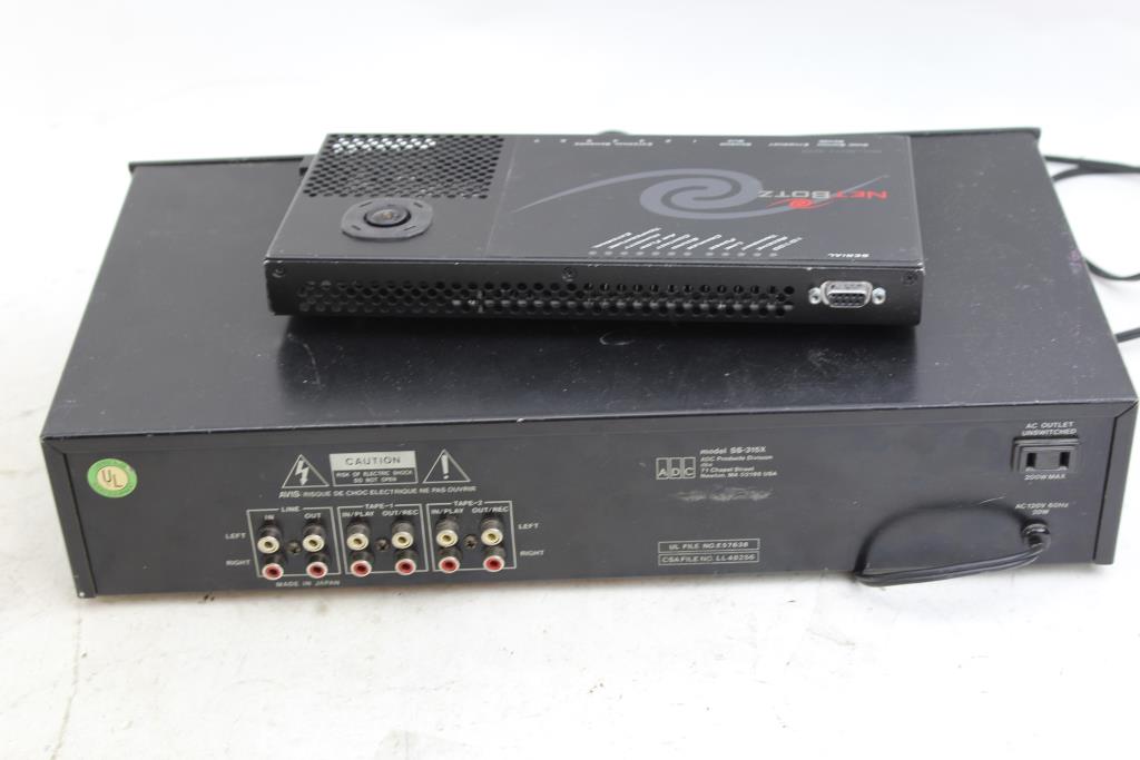 WallBotz 400 Monitoring Device, Sound Shaper Stereo Equalizer: 2 Items ...