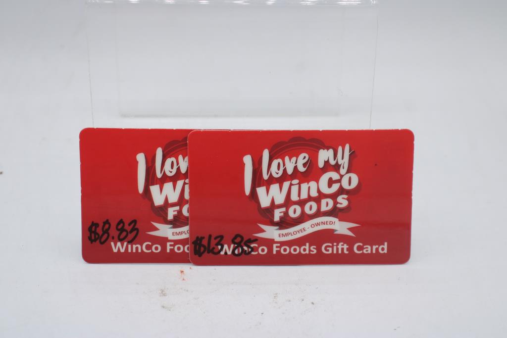 Walmart, Buffalo Wild Wings, And More Gift Cards, 6 Pieces | Property Room