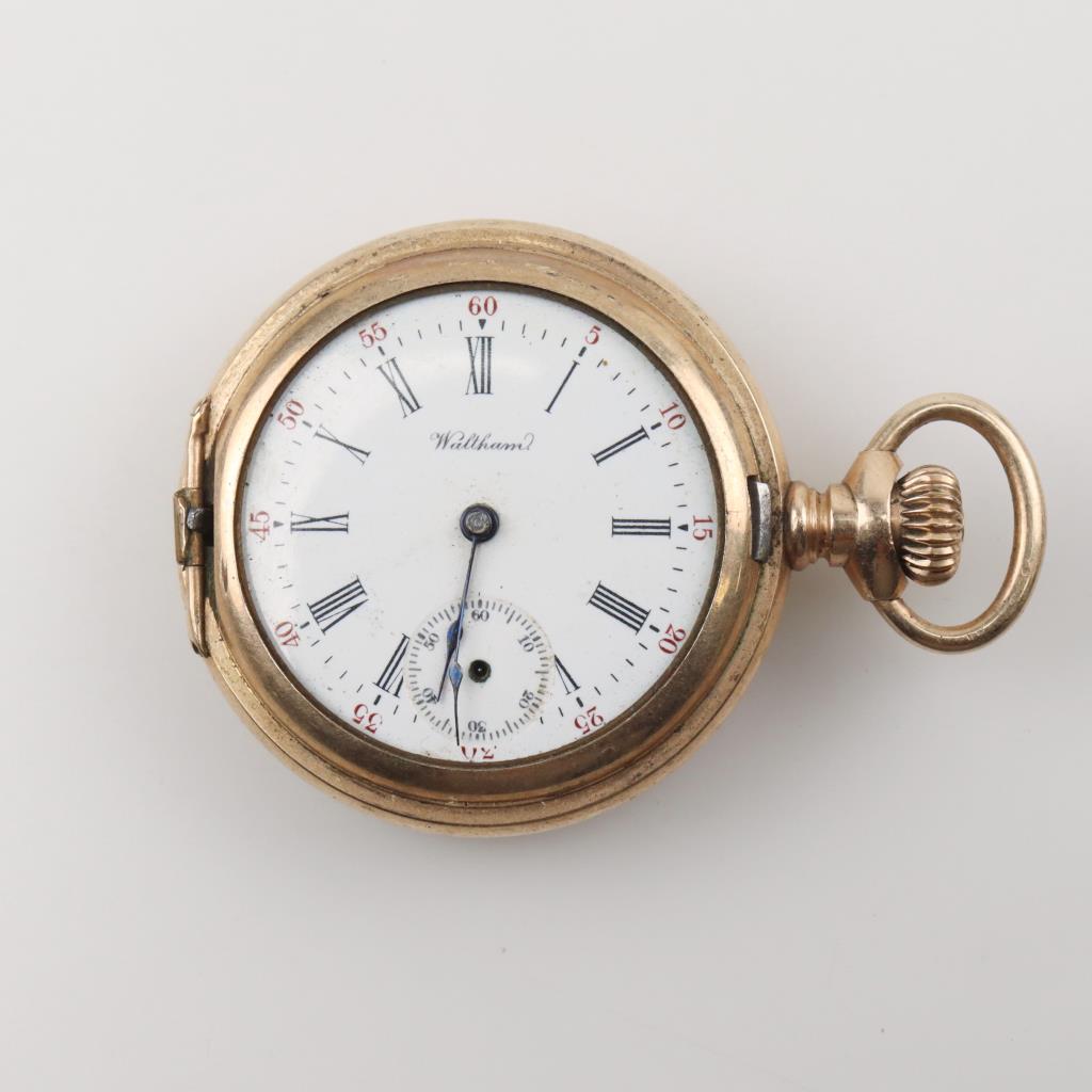 Waltham 12kt Rose GF Mini Pocket Watch | Property Room