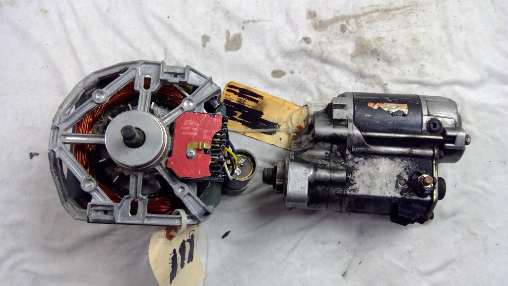 Washer Drive Motor And Vehicle Starter Motor, 2 Pieces | Property Room