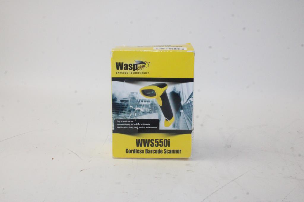 Wasp Wireless Barcode Scanner With Power Adaptor | Property Room