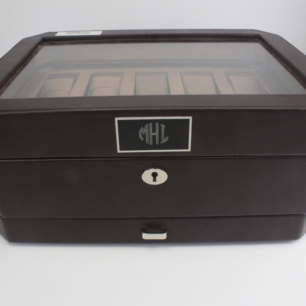 Watch And Jewelry Glass Top Display Organizer Box | Property Room