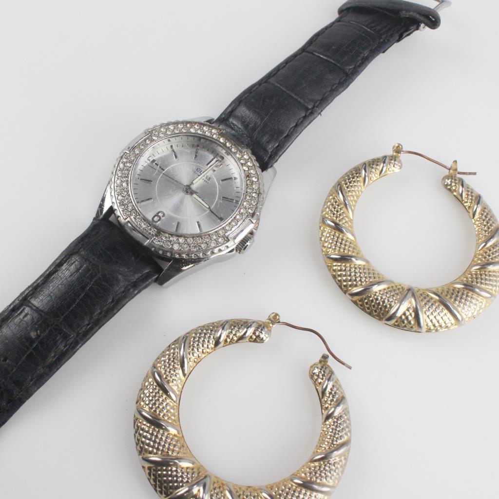 Watch And Pair Of Hoop Earrings | Property Room