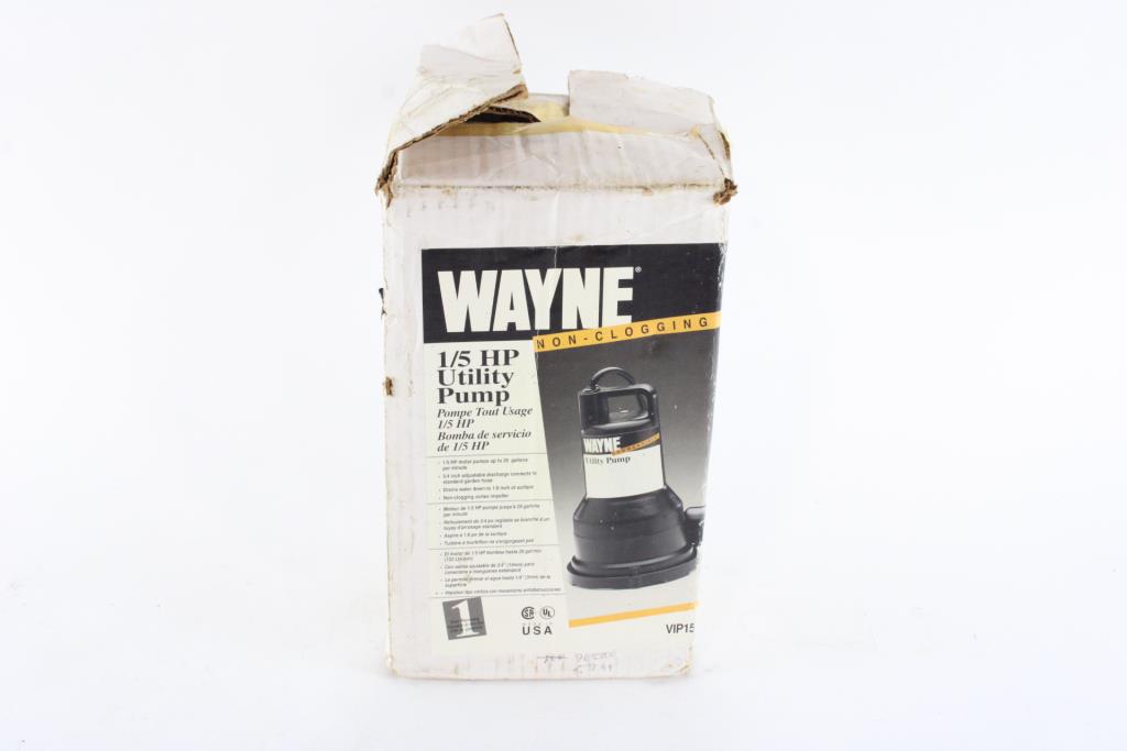 Wayne 1/5HP Utility Pump | Property Room