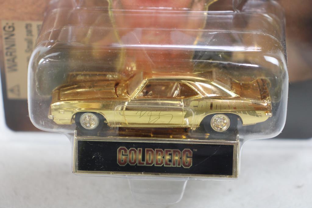 WCW Goldberg 24K Gold Die Cast Car | Property Room