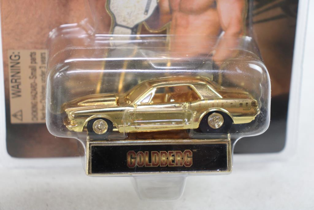 WCW Goldberg 24K Gold Die Cast Car | Property Room