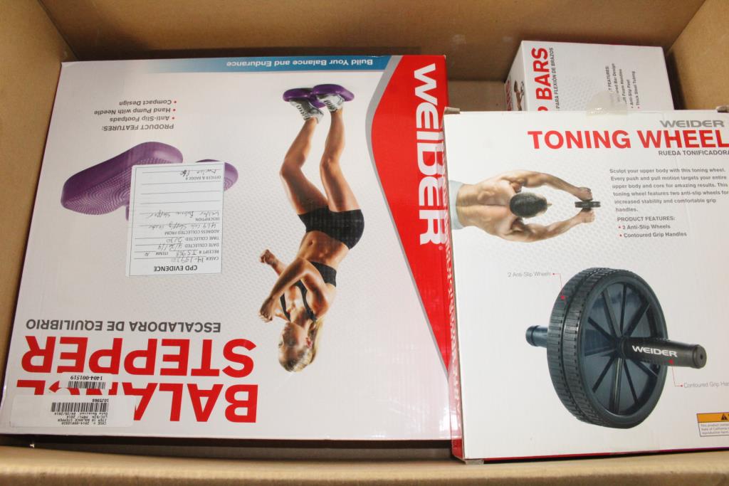 Weider Balance Stepper & Fitness Equipment, 3 Pieces | Property Room