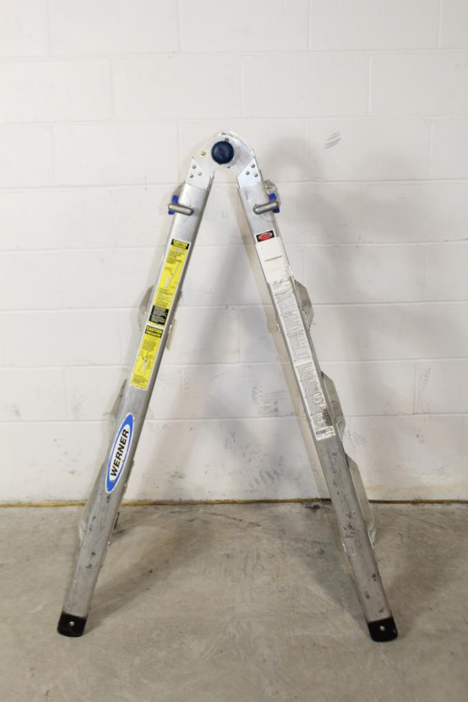 Werner Straight/Step Converting Ladder | Property Room