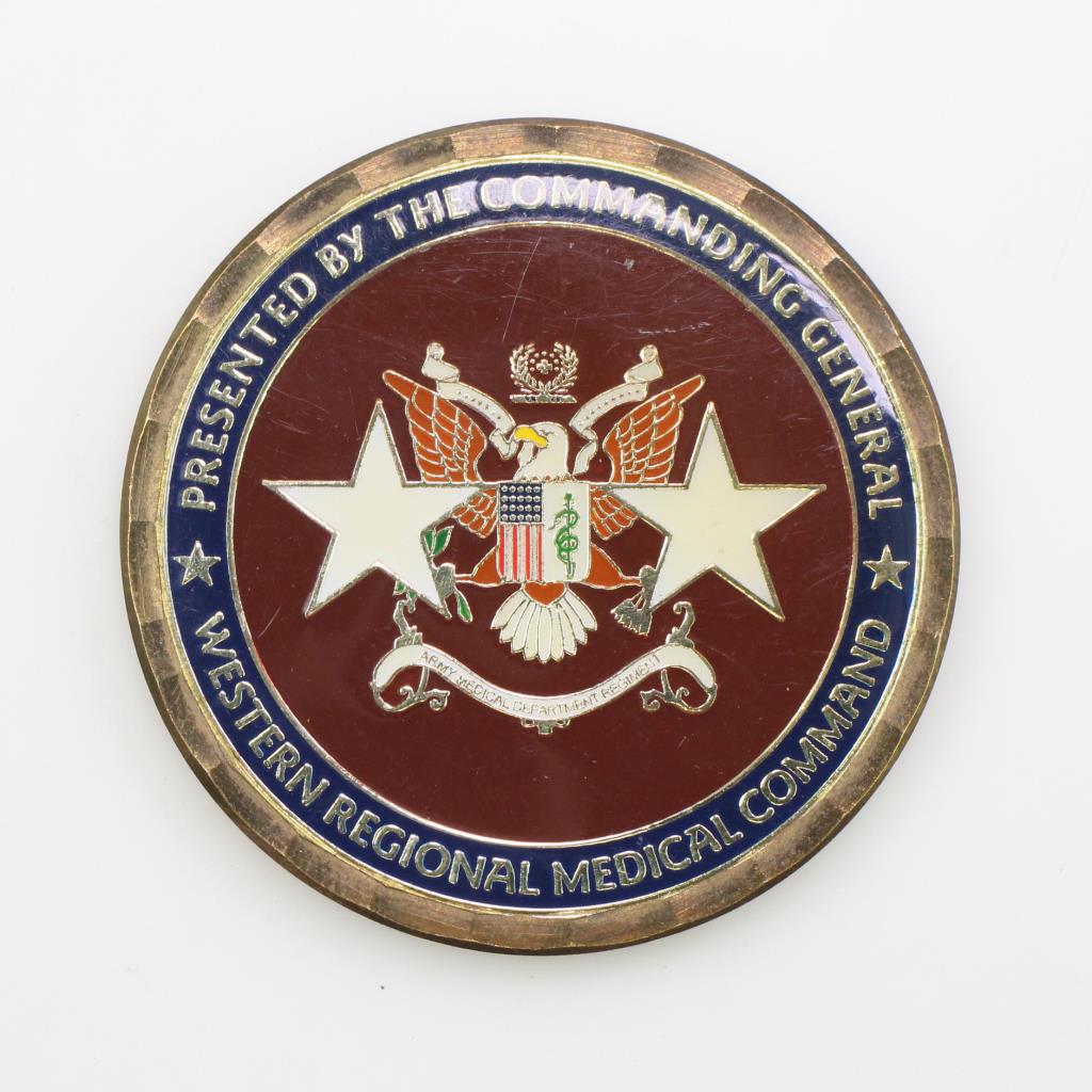 Western Regional Medical Command Challenge Coin | Property Room