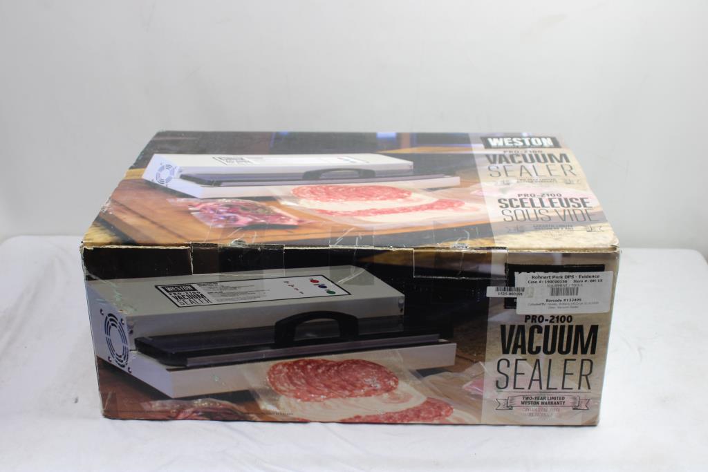 Weston Pro-2100 Vacuum Sealer | Property Room