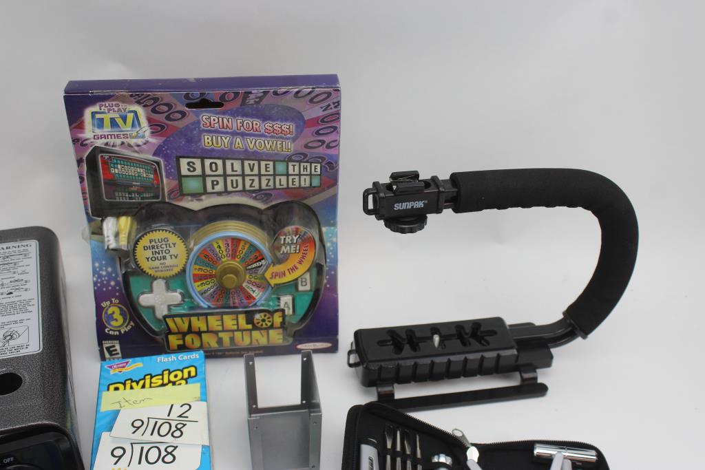 Wheel Of Fortune TV Game, Mercury Portable Gas Stove, VeriFone Omni ...