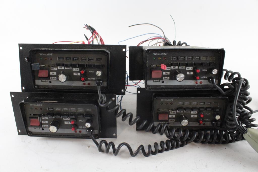 Whelen Sirens, 4 Pieces | Property Room