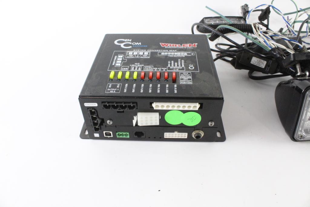 Whelen System Connection Map Control Box, Strobe Box, And Siren ...